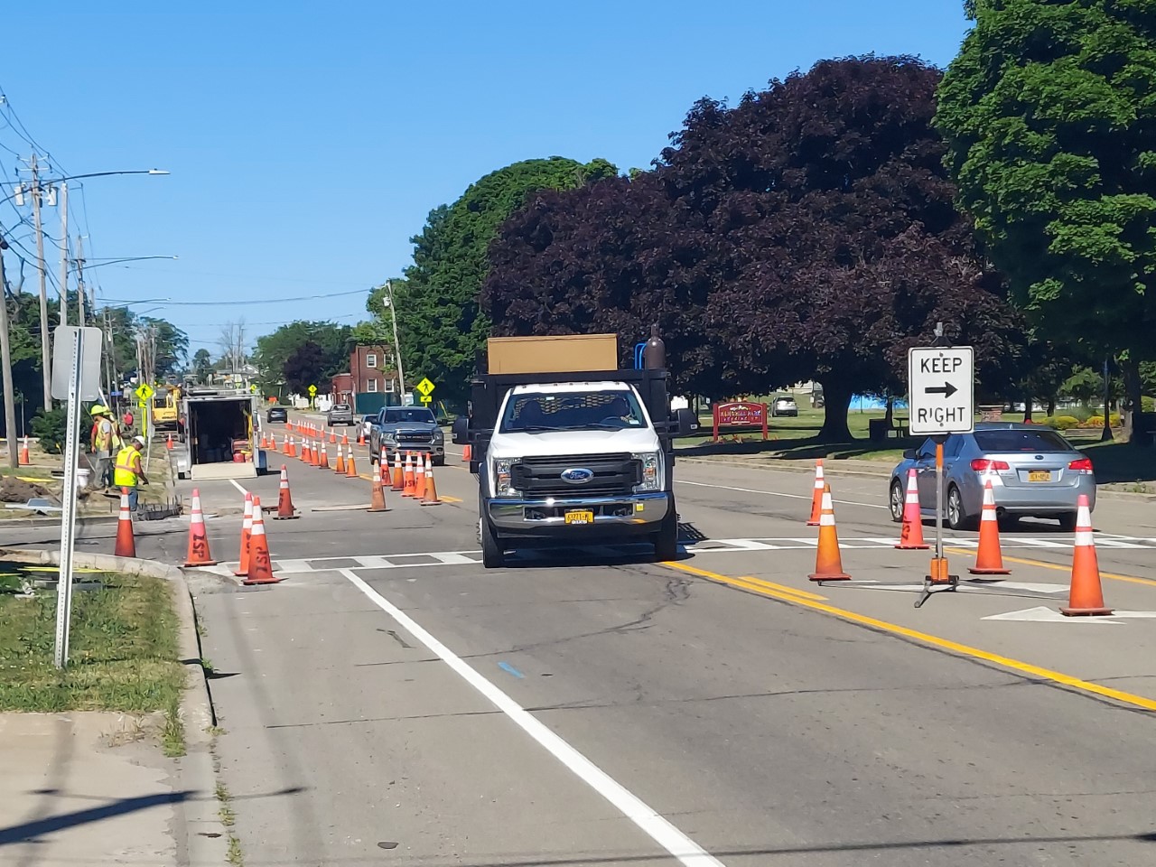 Lake Shore Drive work underway | News, Sports, Jobs - Observer Today